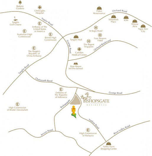 Location Map - Bishopsgate Residences